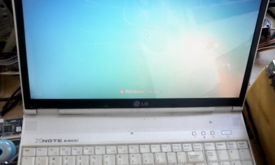 일산노트북수리, 일산노트북청소, 일산노트북액정교환, 운정노트북수리, 화정노트북수리 - '비밀번호를 잊어버려 노트북을 사용할 수 없습니다' LG XNOTE E500 암호 삭제